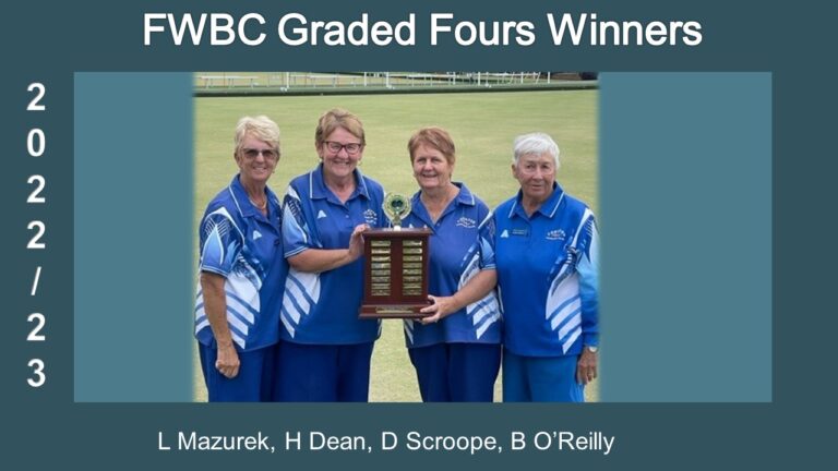Honour Boards - Forster Bowling Club