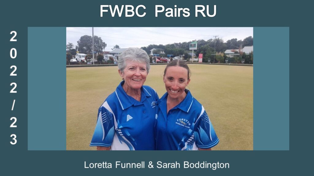 Honour Boards - Forster Bowling Club
